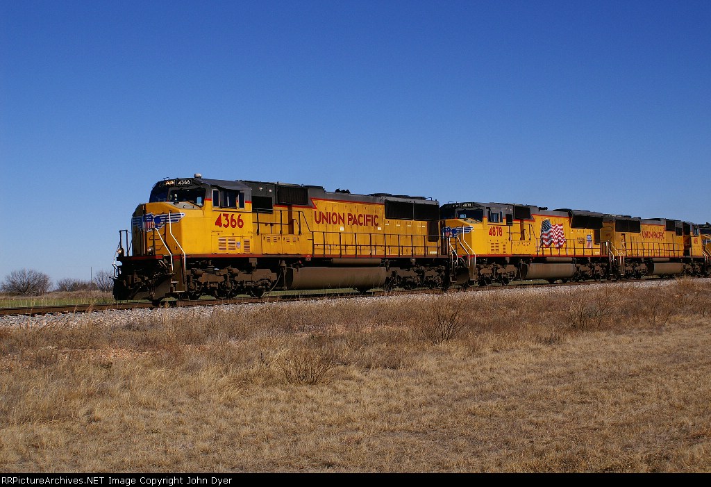 UP 4366 UP 4878 California bound